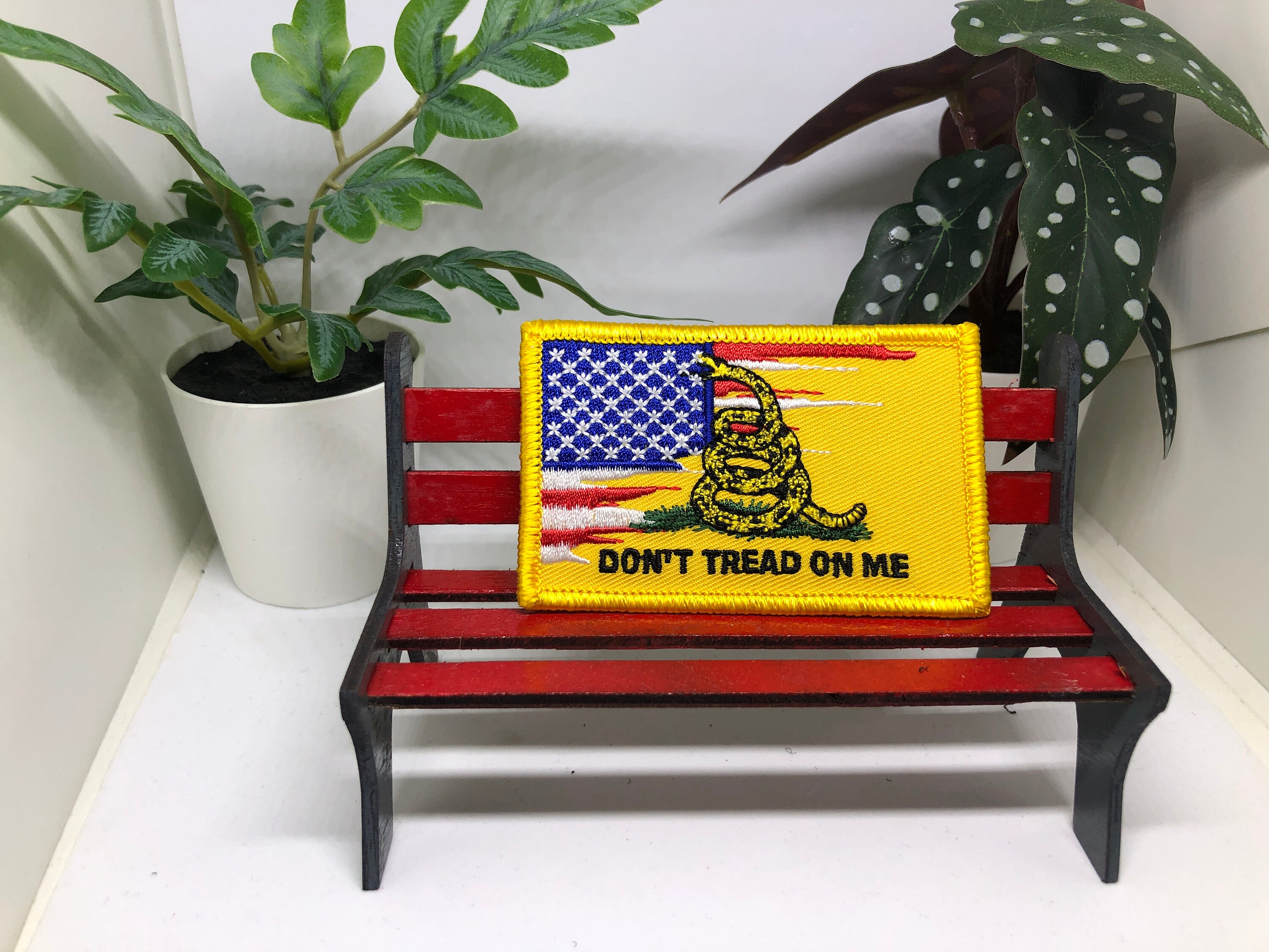 GASDEN DON'T TREAD on Me Flag Patch Morale Rattlesnake Strike American ...