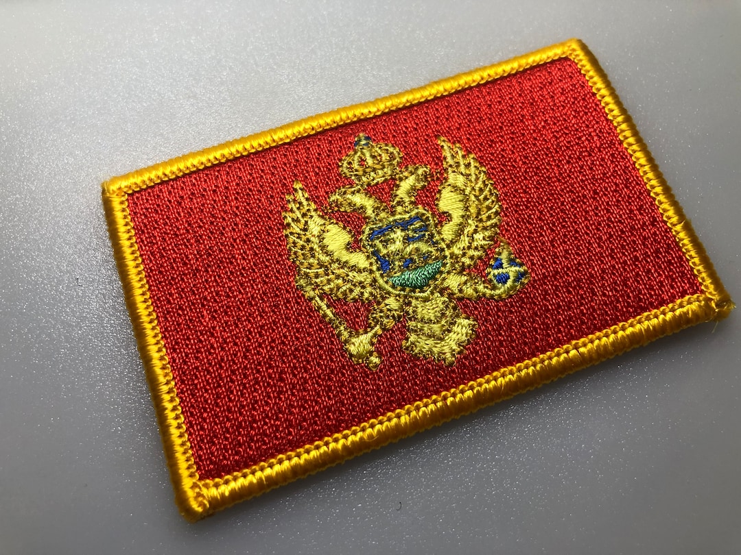 Montenegro Flag Crnogorska Zastava Dvoglavi Orao Patch Morale Tactical Kruna Nasivak Crna Gora ...