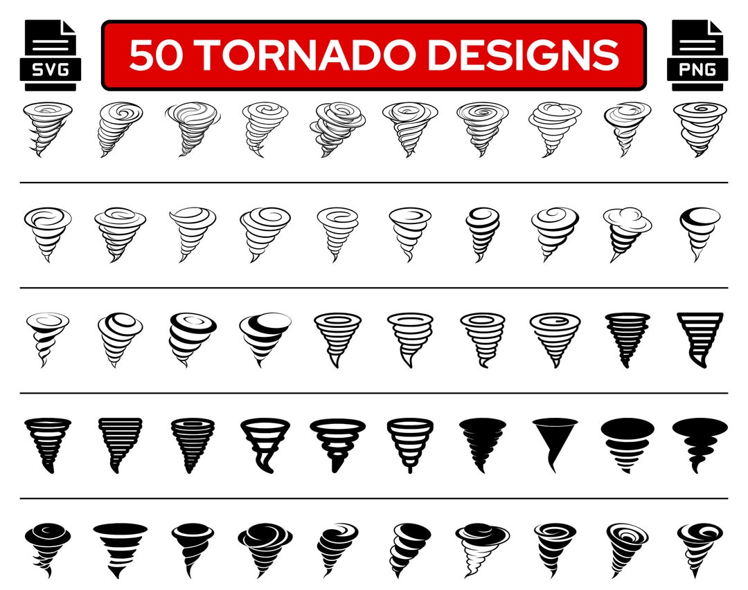 Tornado SVG Tornado SVG Bundle Tornado SVG Files for Cricut Tornado Cut ...
