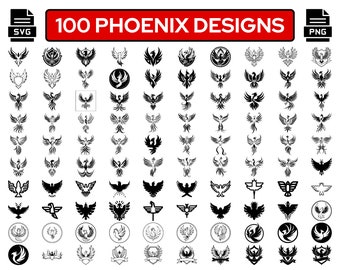 Phoenix SVG Bundle Phoenix PNG Bundle Phoenix Clipart Phoenix SVG Cut ...