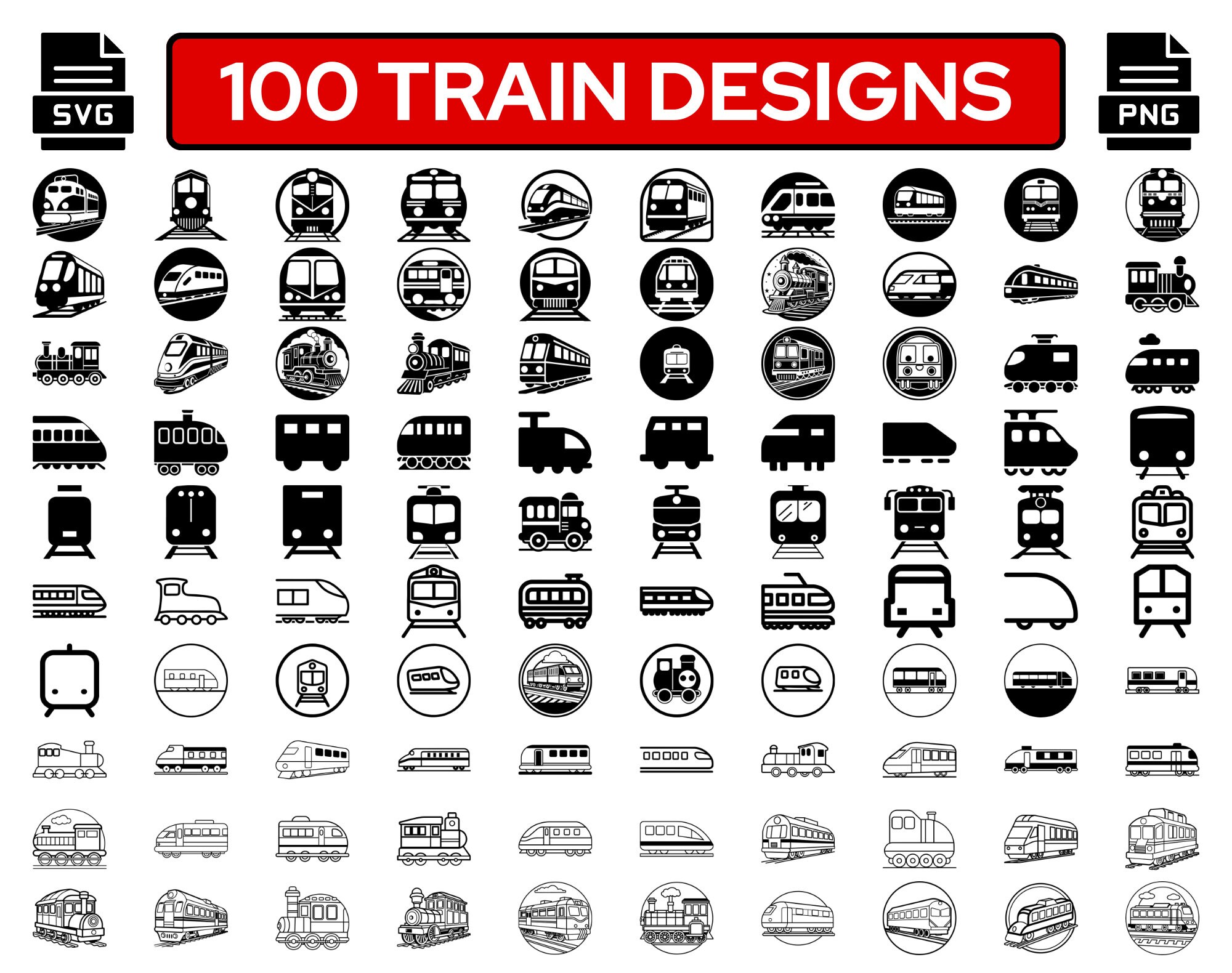 Train SVG Train SVG Bundle Train SVG Files for Cricut Train Cut File ...