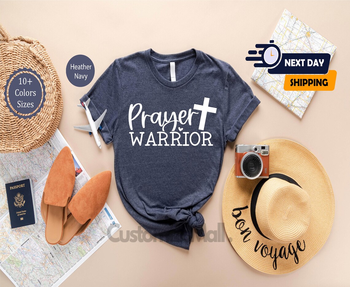 Prayer Warrior Shirt, Prayer Shirt, Christian Shirt, Religious Shirt ...