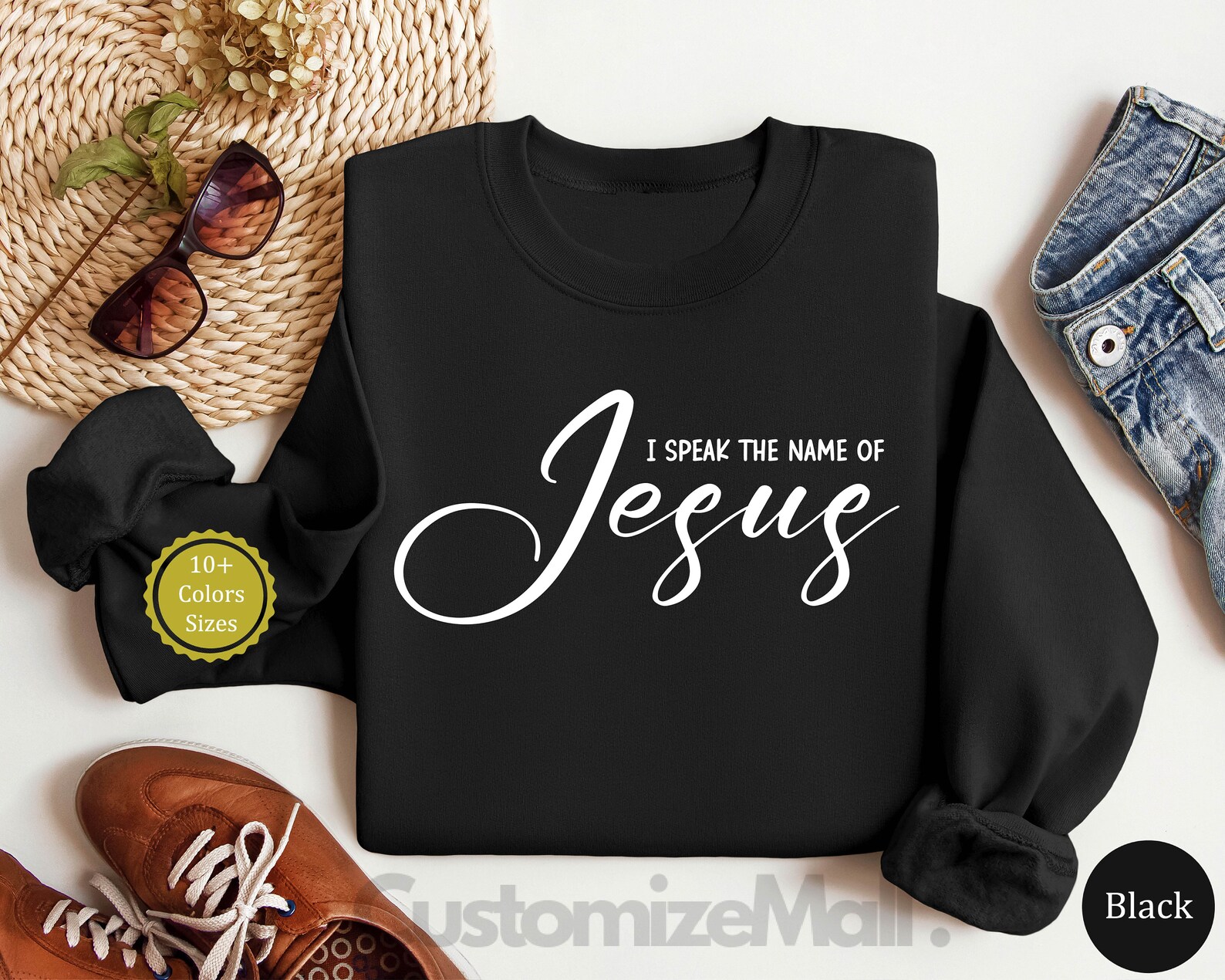 I Speak the Name of Jesus Shirt, Bible Verse Shirt, Christian Shirt ...