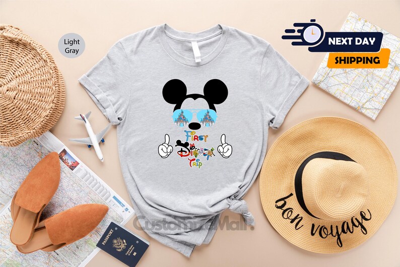 First Disney Trip 2026 Shirt, Family Vacation, Matching Disney Squad ...