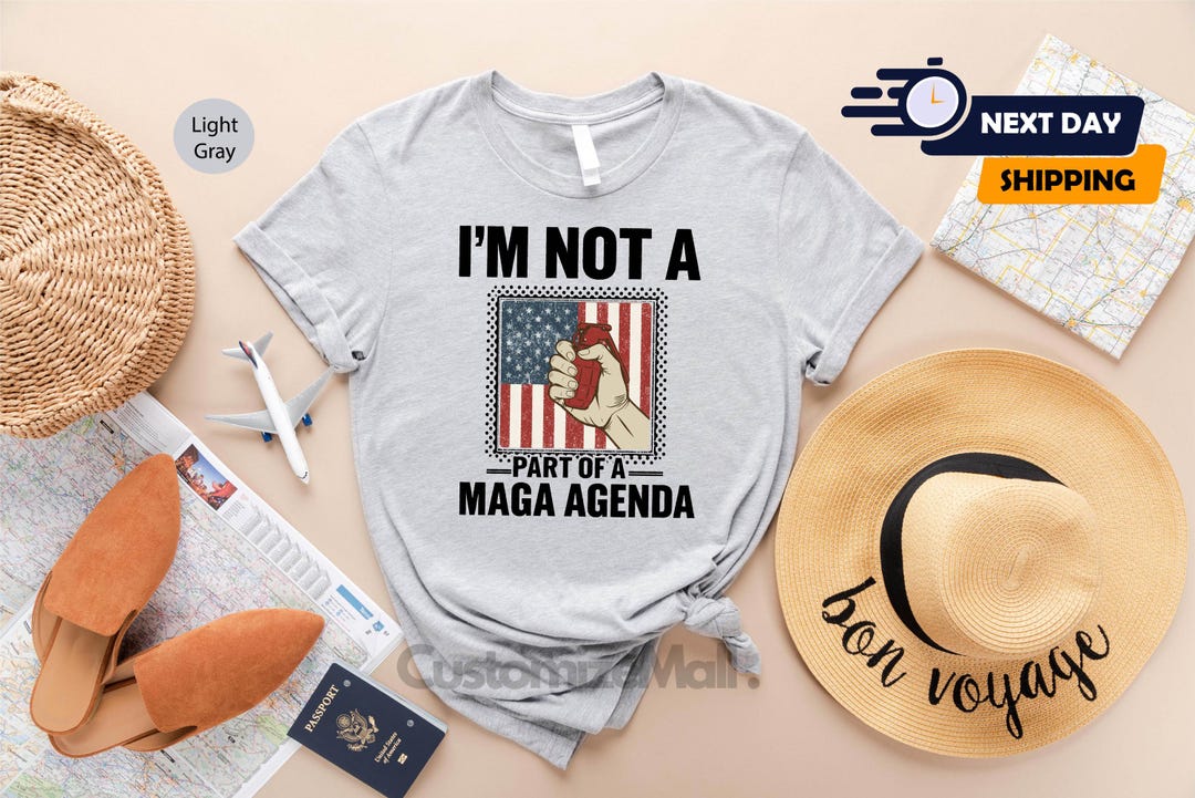 I'm Not A Part of A MAGA Agenda Shirt, Anti MAGA Political Shirt, Usa ...