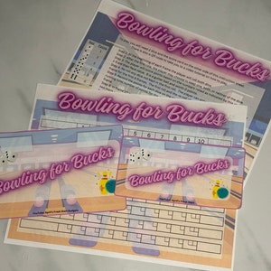 Bowling for Bucks Saving Challenge Game - Etsy