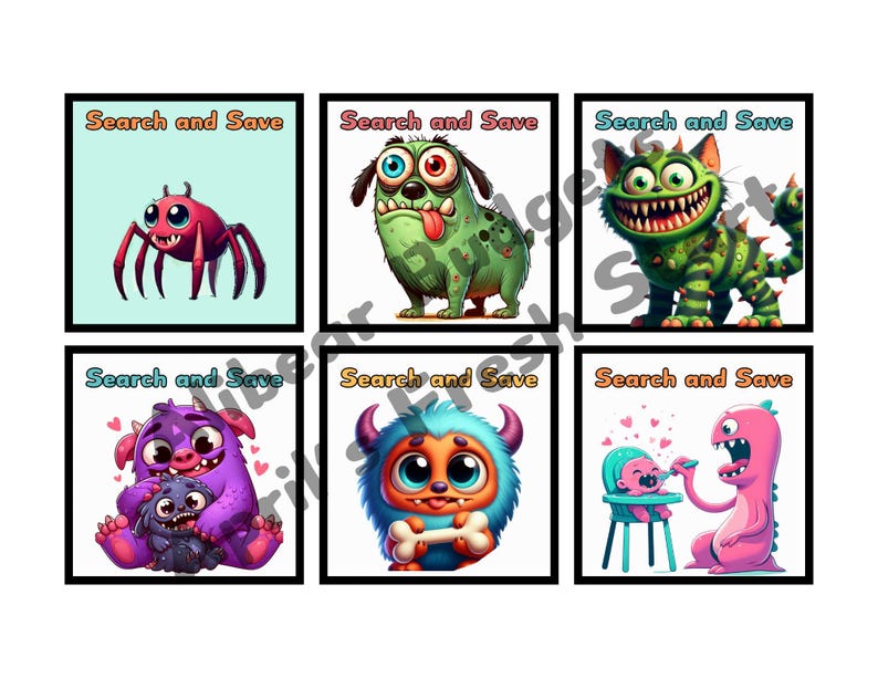 Monster Town Box Challenge Expansion Pack 1 - Etsy