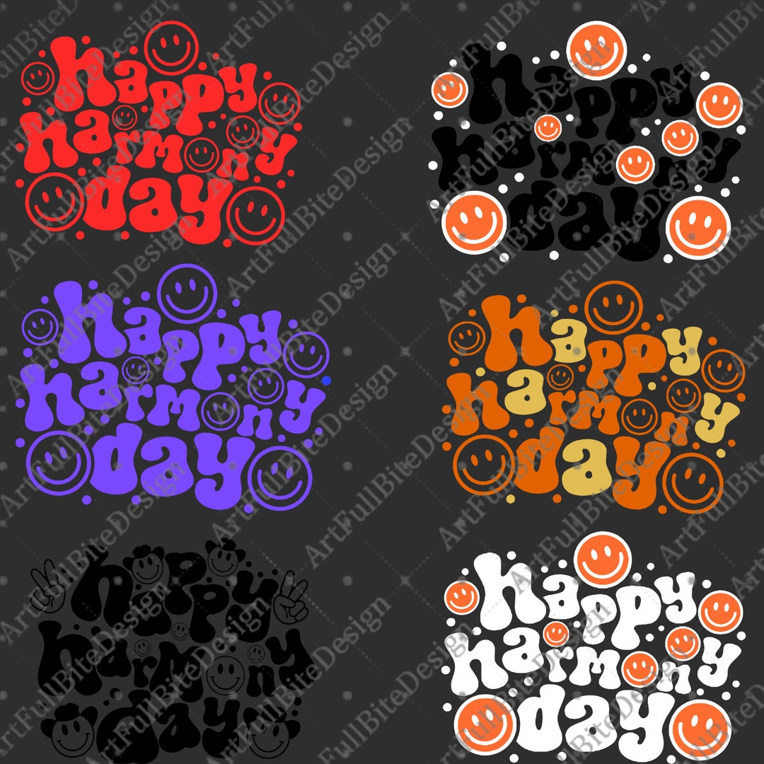 Harmony Day Svg Bundle Harmony Png Bundle Happy Harmony Day Svg Png ...