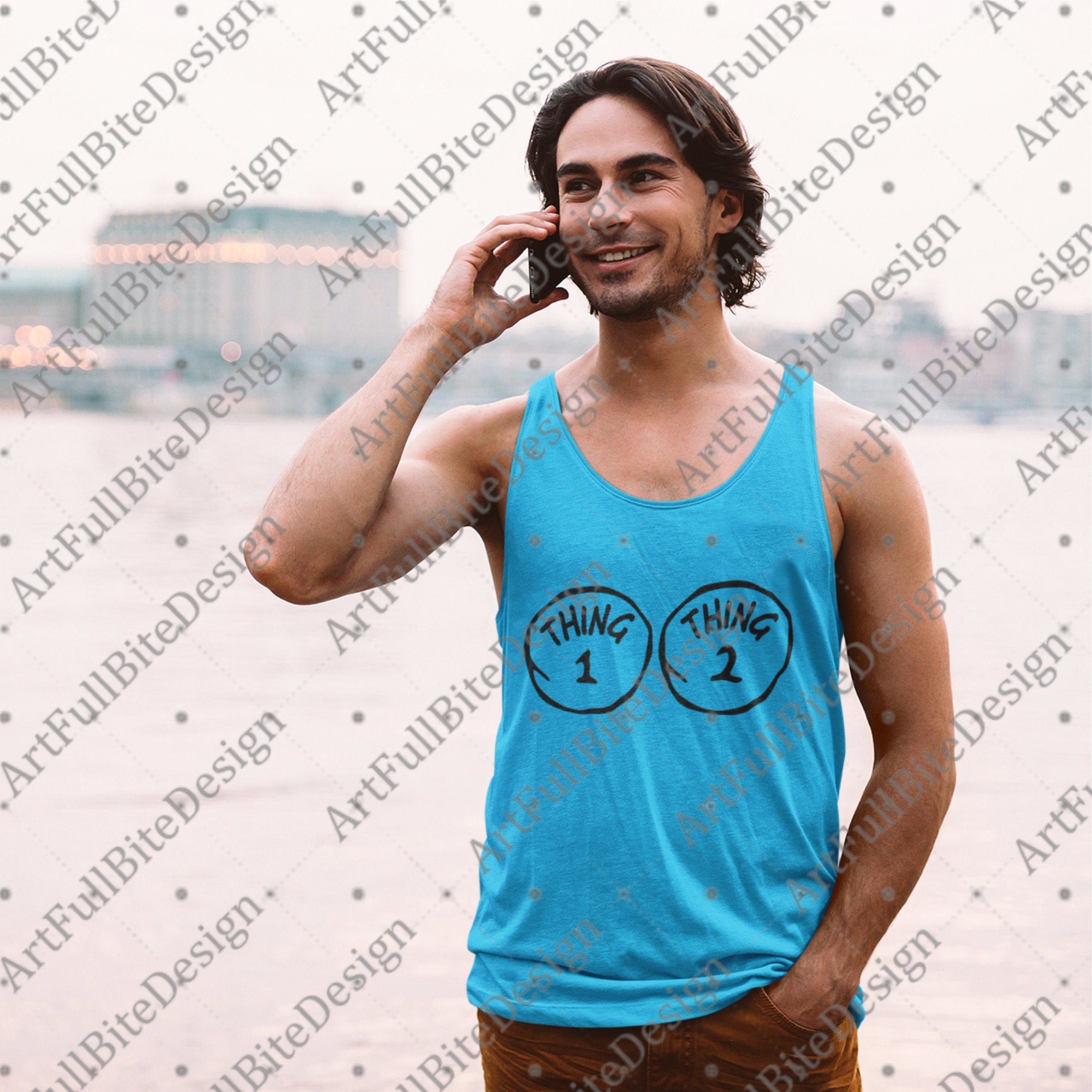 Thing 1 and Thing 2 Svg Png Dxf Eps | Thing 1 and Thing 2 Layered Svg ...