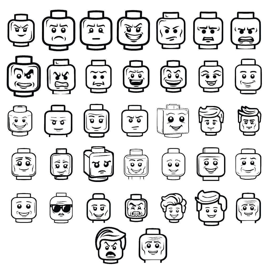 Block Head Svg, Kids Toys Svg Png, Brick Svg Png, Building Blocks Svg ...