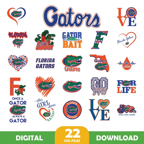 Florida Gators Svg - Etsy