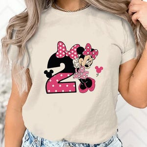Mickey Minnie Number Font Svg Bundle Layered Item, Clipart, Digital ...