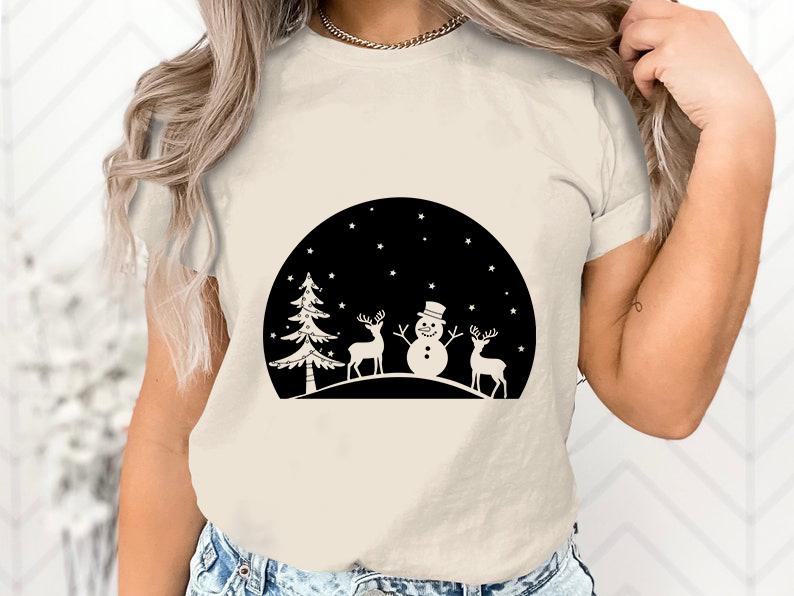 Christmas Winter Scene, Winter Scene SVG, Magical Christmas Scene ...