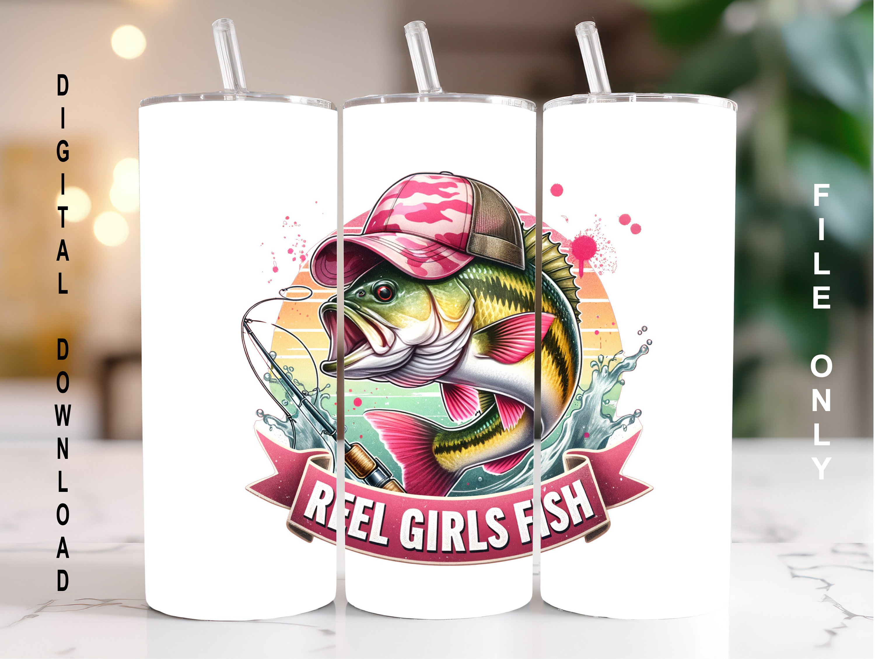Reel Girls Fish PNG, Girls Fishing Digital File, Country Girl Bass ...