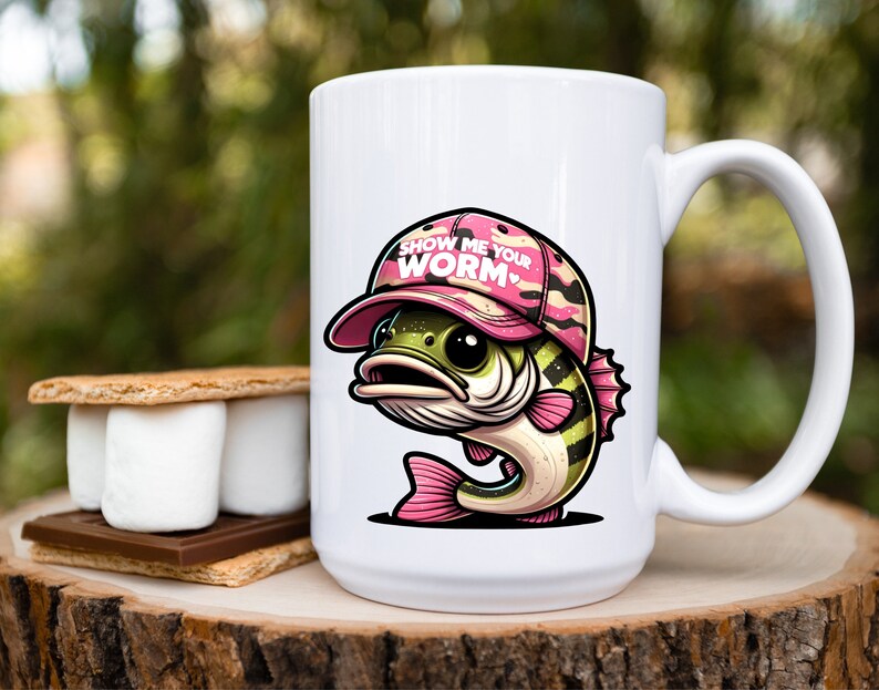Female Fish Show Me Your Worm Funny Tshirt Design for Her Digital ...