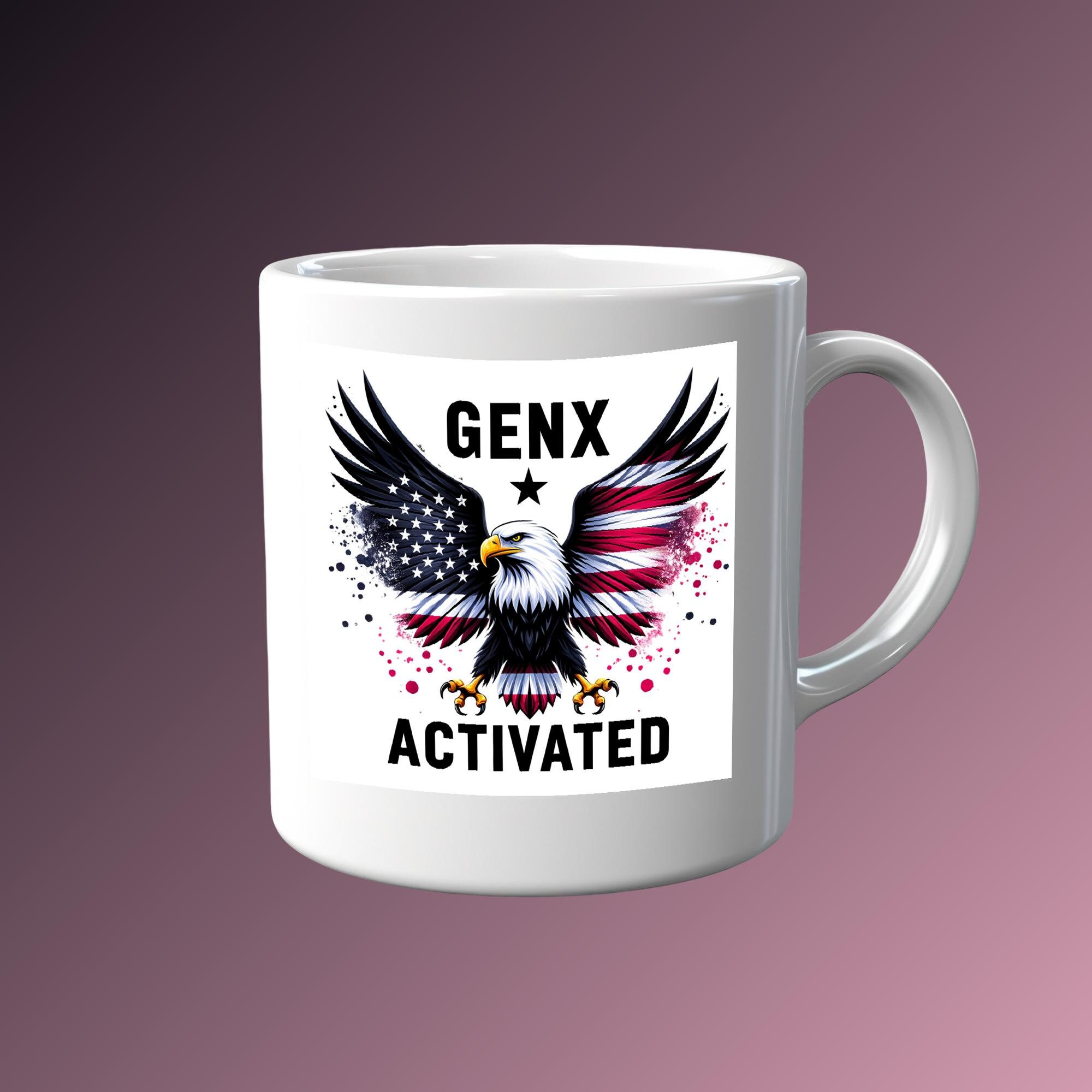 Genx Activated Bald Eagle American Flag Design Digital Download a Bald ...