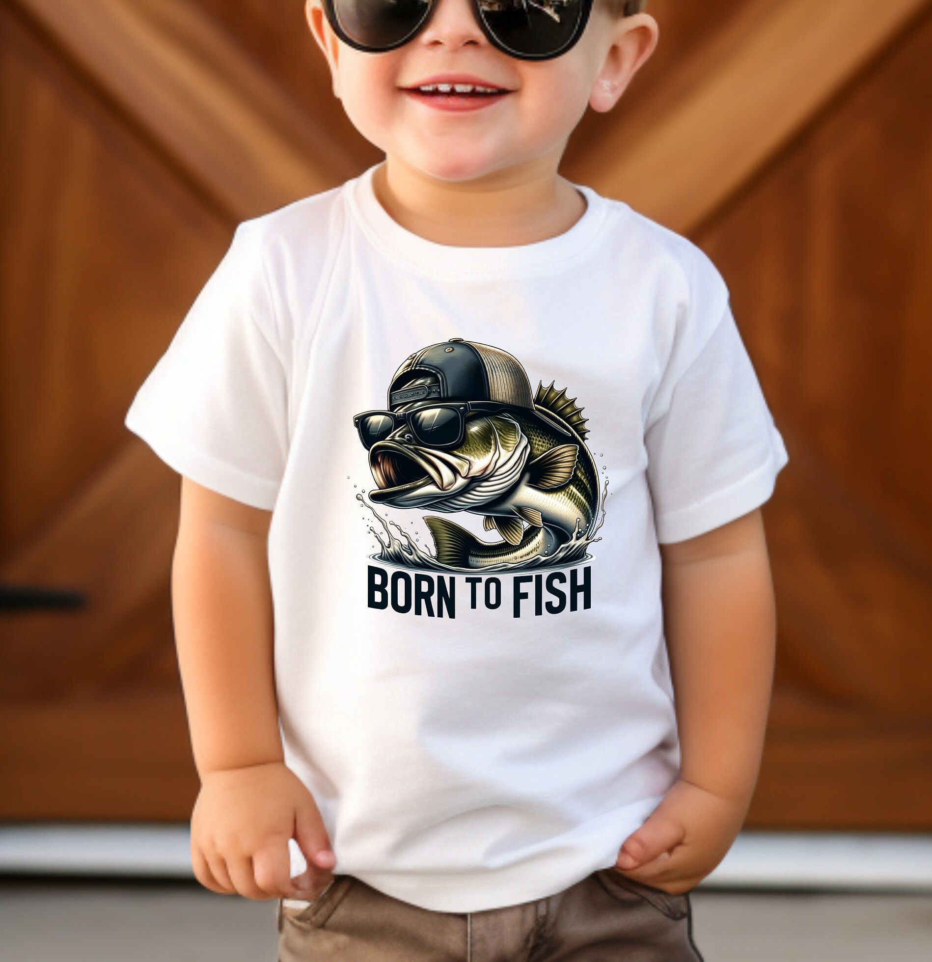 Bass Born to Fish PNG Colorful Fish Fishing Funny Sarcastic Summer ...