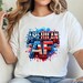 American AF Patriotic Graphic Independance Day - American Flag Design ...