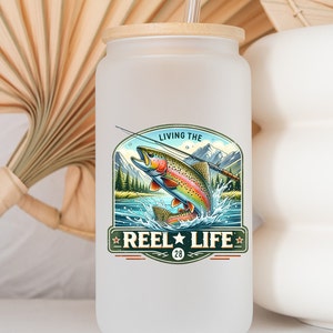 The Reel Life Rainbow Trout PNG, Fishing Digital File, Crappie Fishing ...