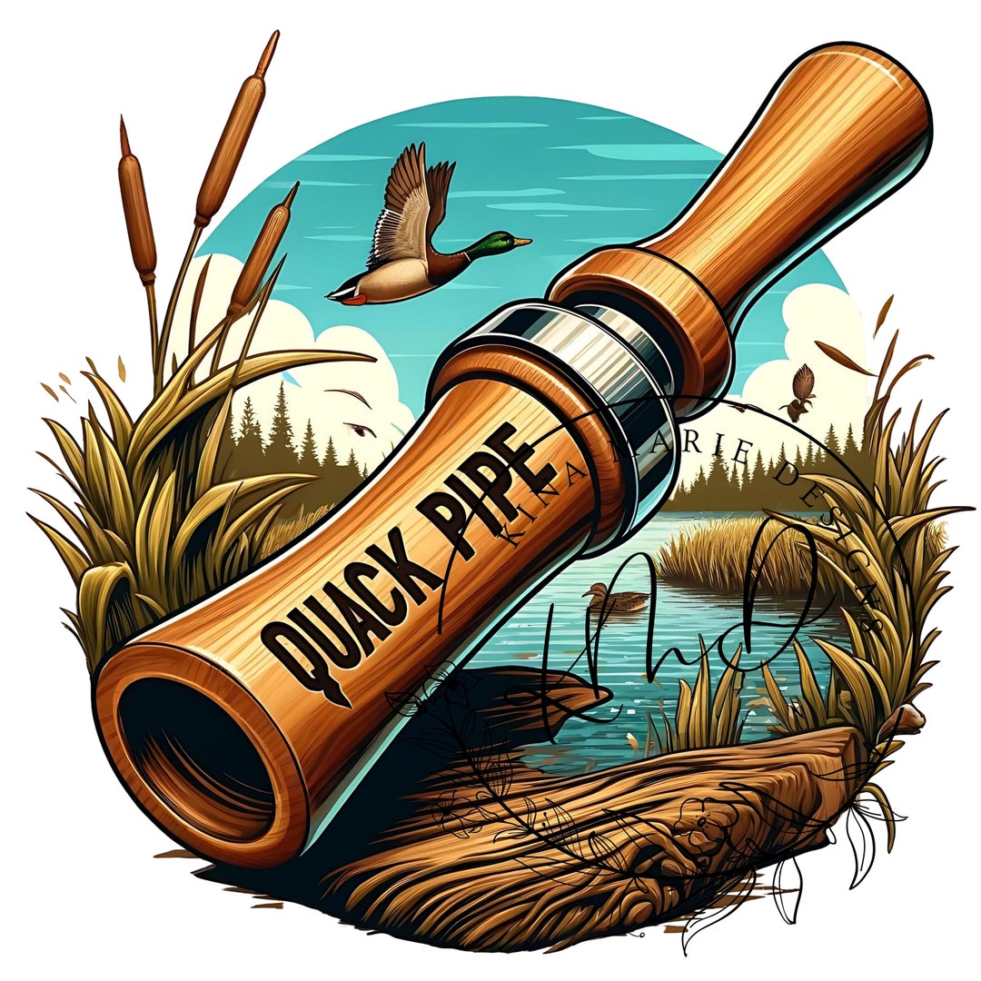 Quack Pipe Duck Call Hunting PNG Duck Hunting Sublimation Duck Hunting ...