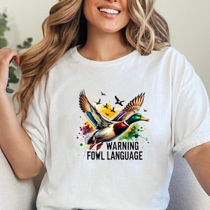 Fowl Language Duck Hunting Png, Duck Hunting Sublimation Wrap, Duck ...