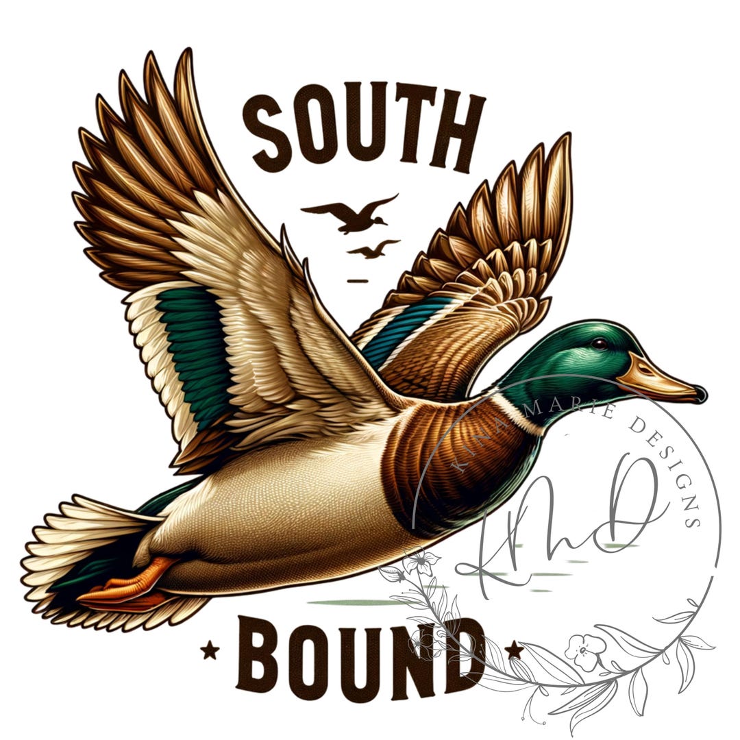 South Bound Png, Mallard Duck Png, Duck Hunting, Southern Pride, Duck Shirt Design, Sublimation ...