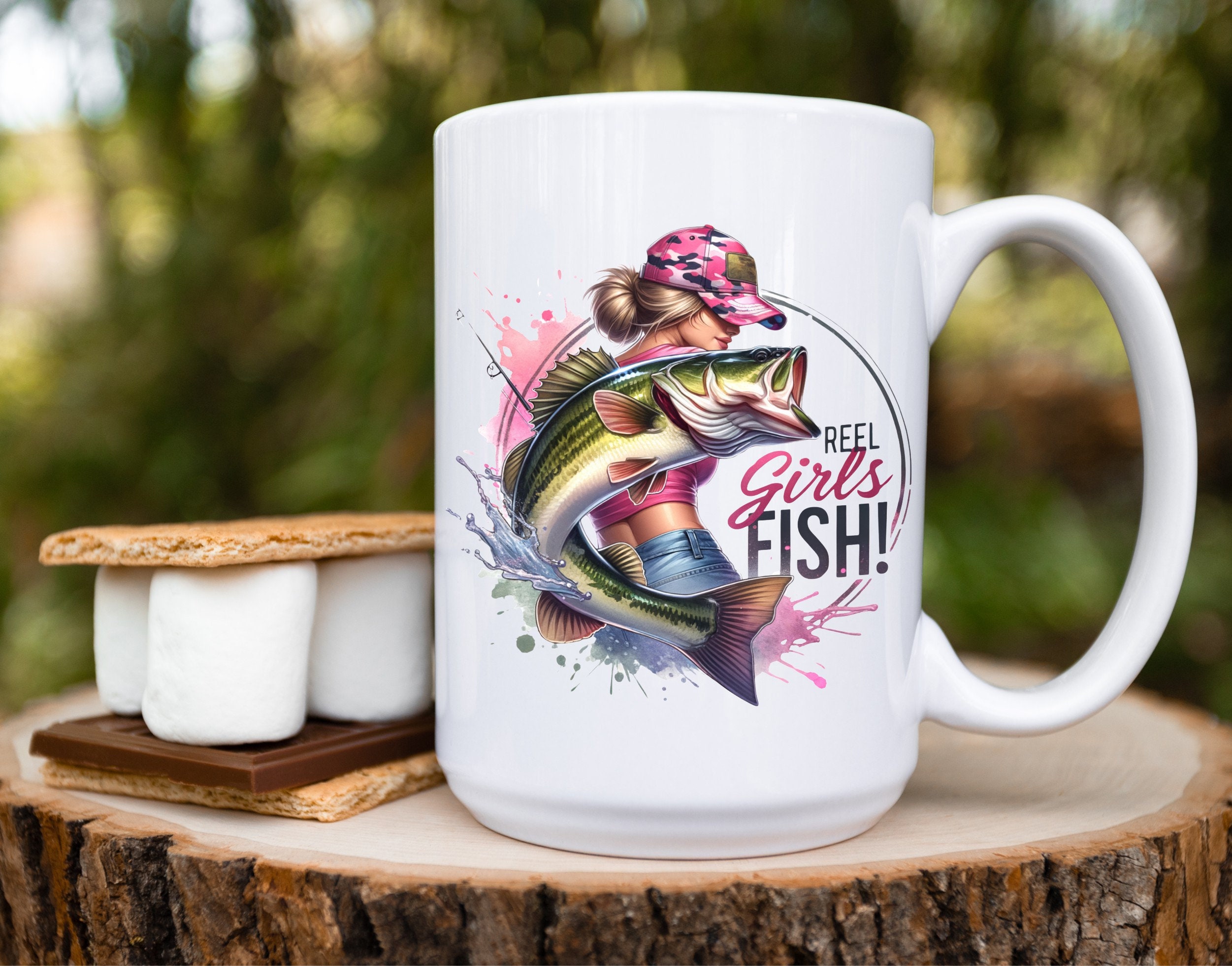 Reel Girls Fish PNG, Girls Fishing Digital File, Country Girl Bass ...
