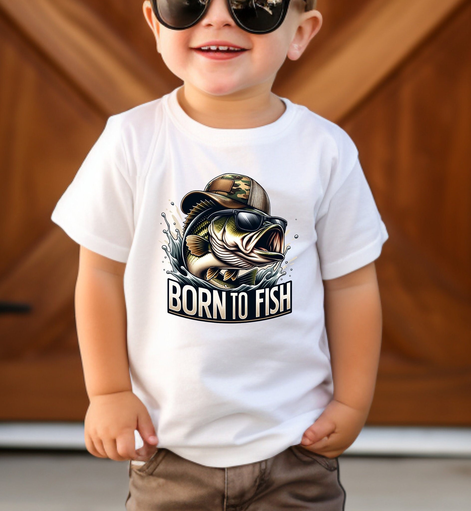 Bass Born to Fish PNG Colorful Fish Fishing Funny Sarcastic Summer ...