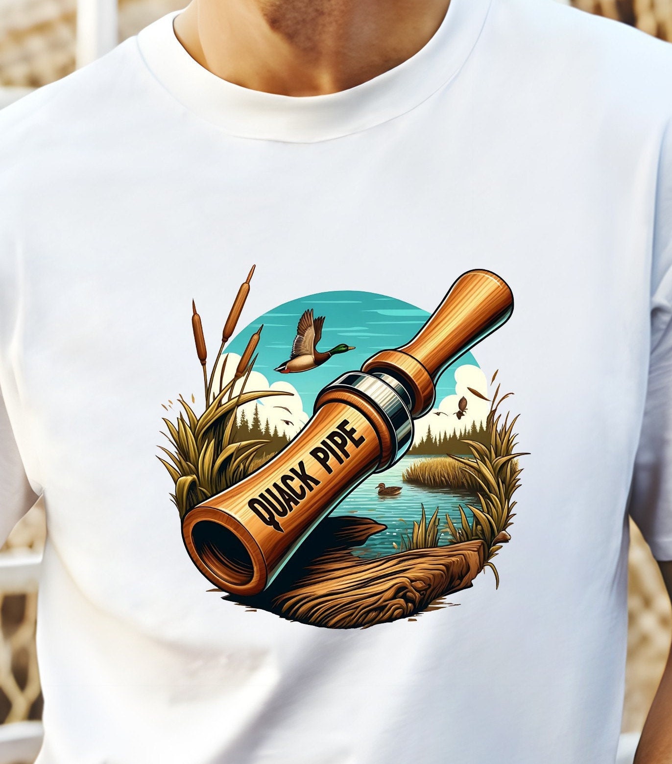 Quack Pipe Duck Call Hunting PNG Duck Hunting Sublimation Duck Hunting ...