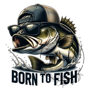 Born to Fish - Etsy