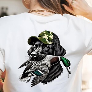 Camo Hat Black Lab Duck Hunting PNG, Duck Hunting Sublimation Wrap ...