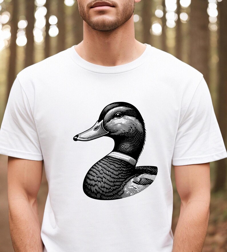 Duck Head Drawing Svg, Mallard Duck SVG, Duck Digital Download, Duck ...