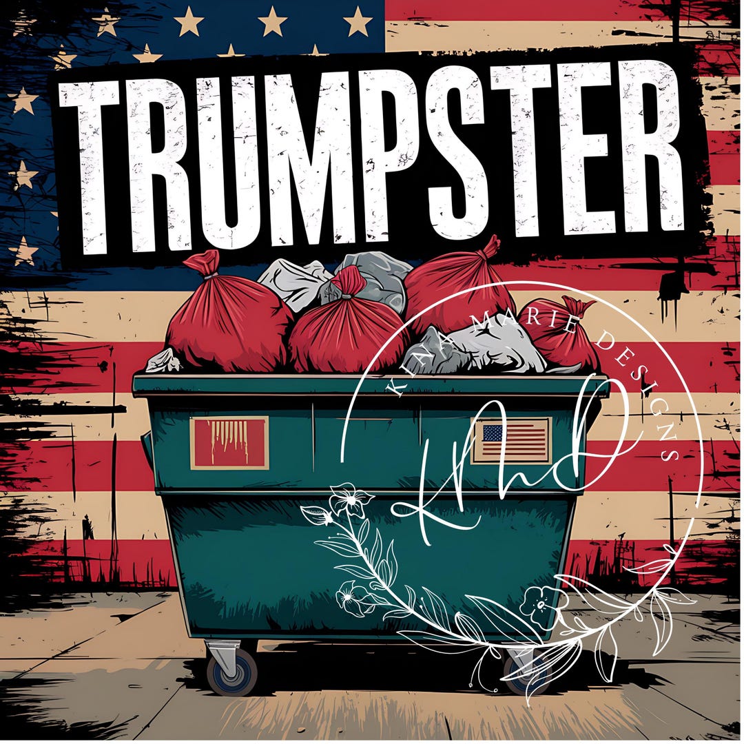 Donald Trump Trumpster Garbage Dumpster PNG Trash Election Digital ...
