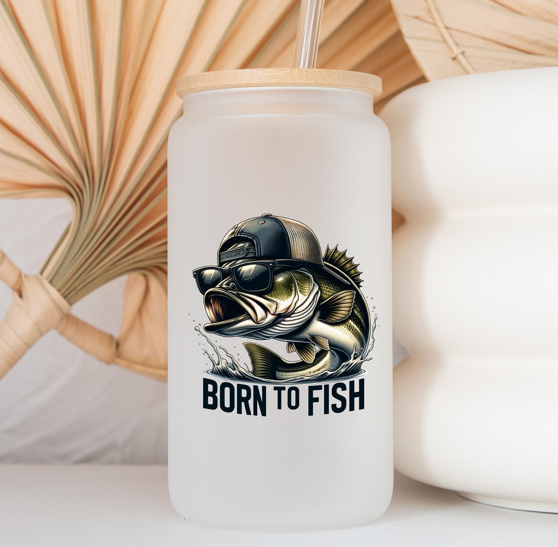 Bass Born to Fish PNG Colorful Fish Fishing Funny Sarcastic Summer ...