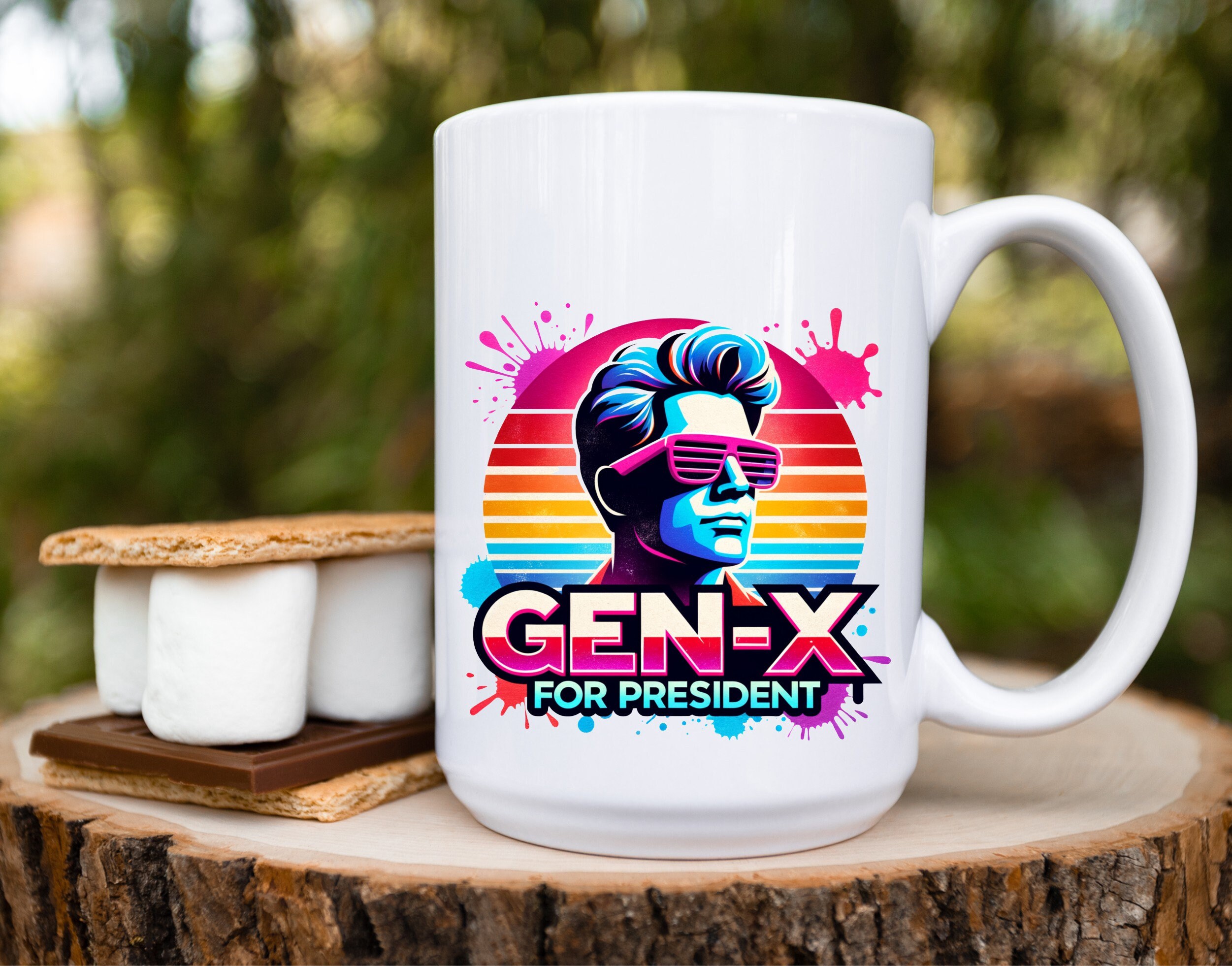 Gen-x for President Tshirt Design for Her Digital Download Tumbler Mug ...
