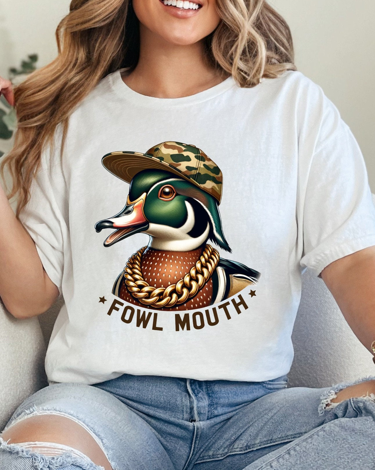 Fowl Mouth Wood Duck Hunting PNG Duck Hunting Sublimation Duck Hunting ...