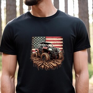American Flag ATV Side by Side PNG, Patriotic 4 Wheeler Design, ATV ...