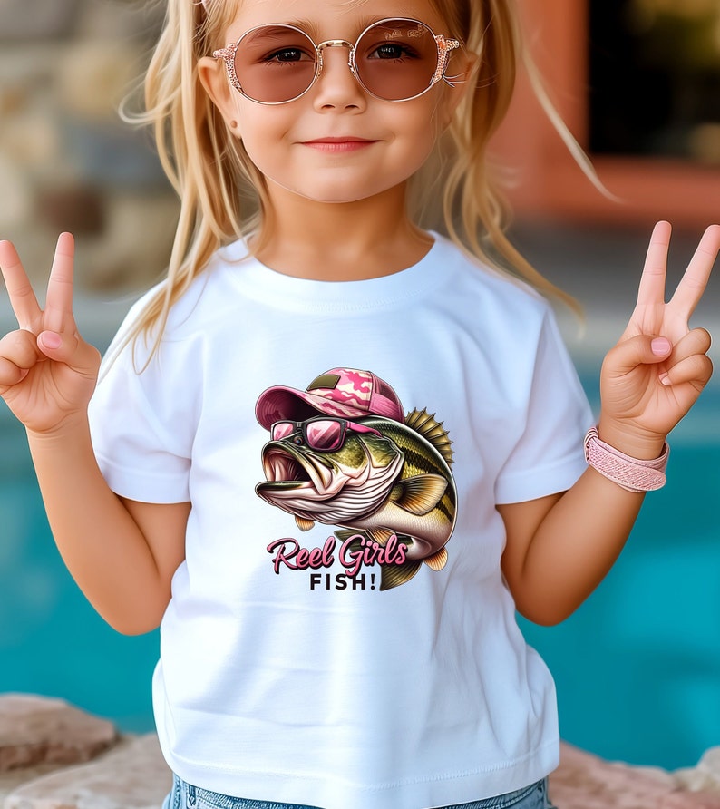 Reel Girls Fish PNG, Girls Fishing Digital File, Country Girl Bass ...