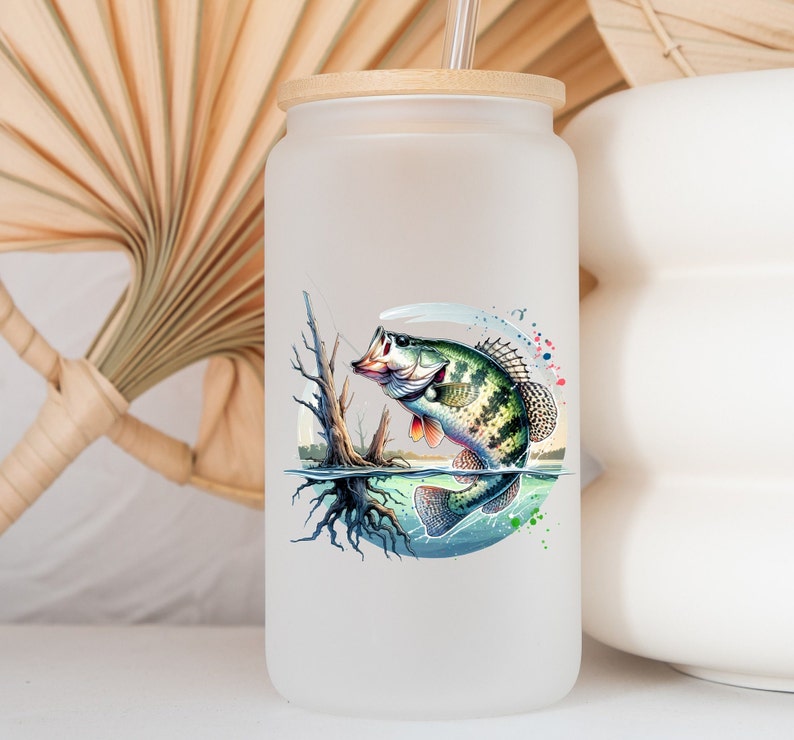 Hooked Jumping Crappie PNG, Fishing Digital File, Crappie Fishing ...