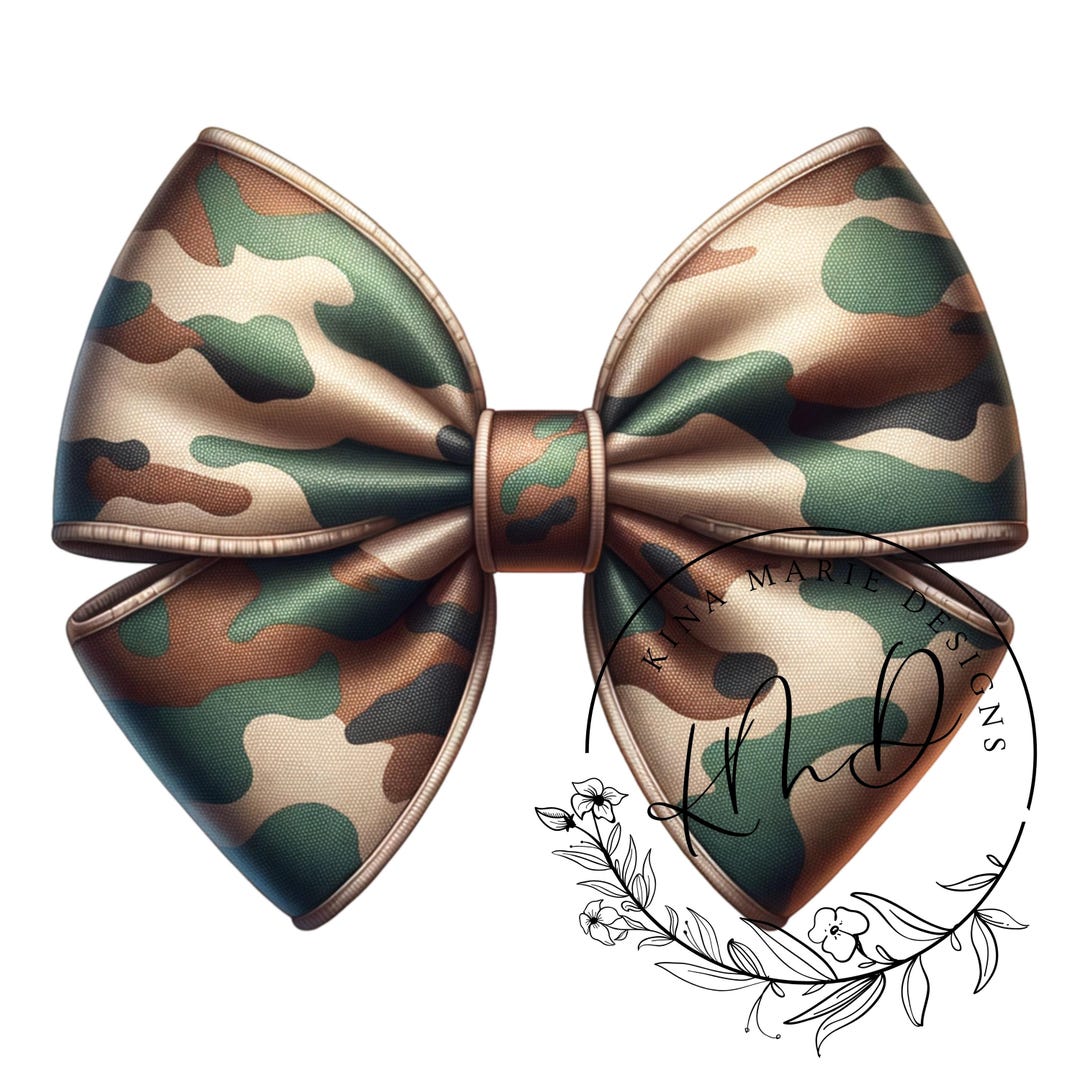 Camo Coquette Bow, Old School Camo Bow Hunting Shirt Design Transparent ...