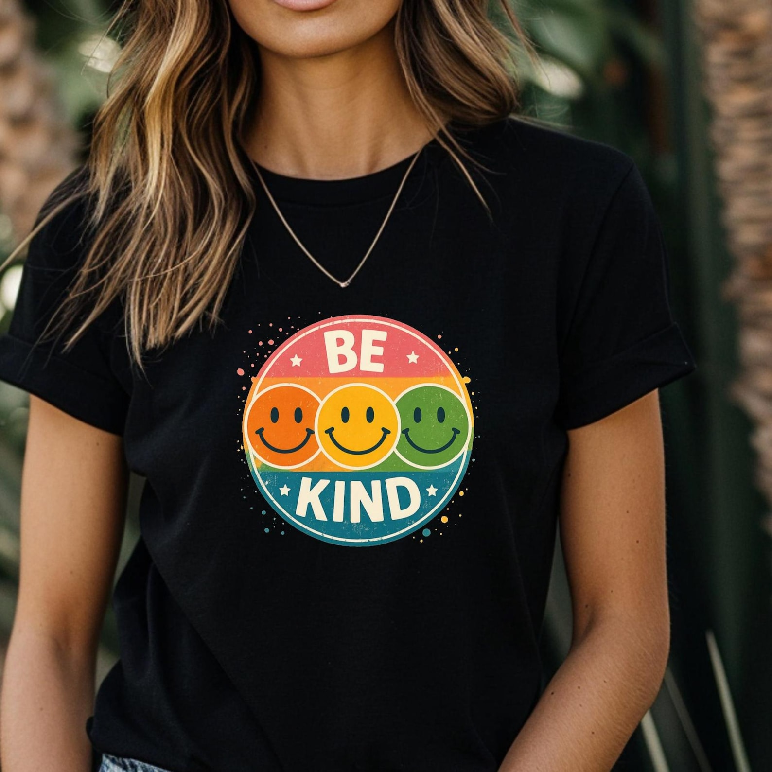 Be Kind PNG, Sublimation Design, Smiley PNG, Smiley Face PNG, Retro Png ...