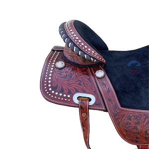 Western Leather Treeless Saddle: Youth/adult Pleasure Trail - Etsy