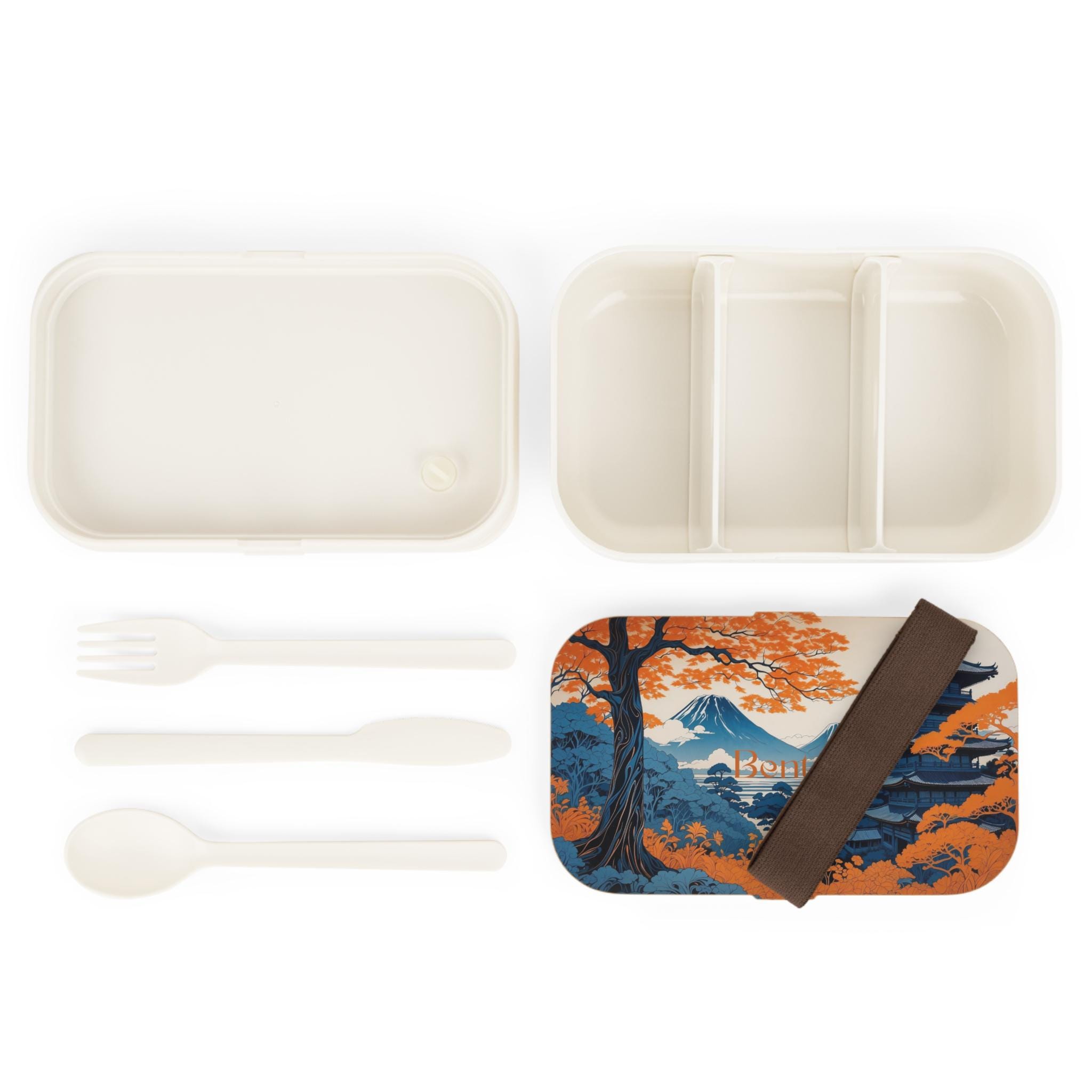 Bento Box, Japanese Temple in Forest Lunch Container, Food Storage ...