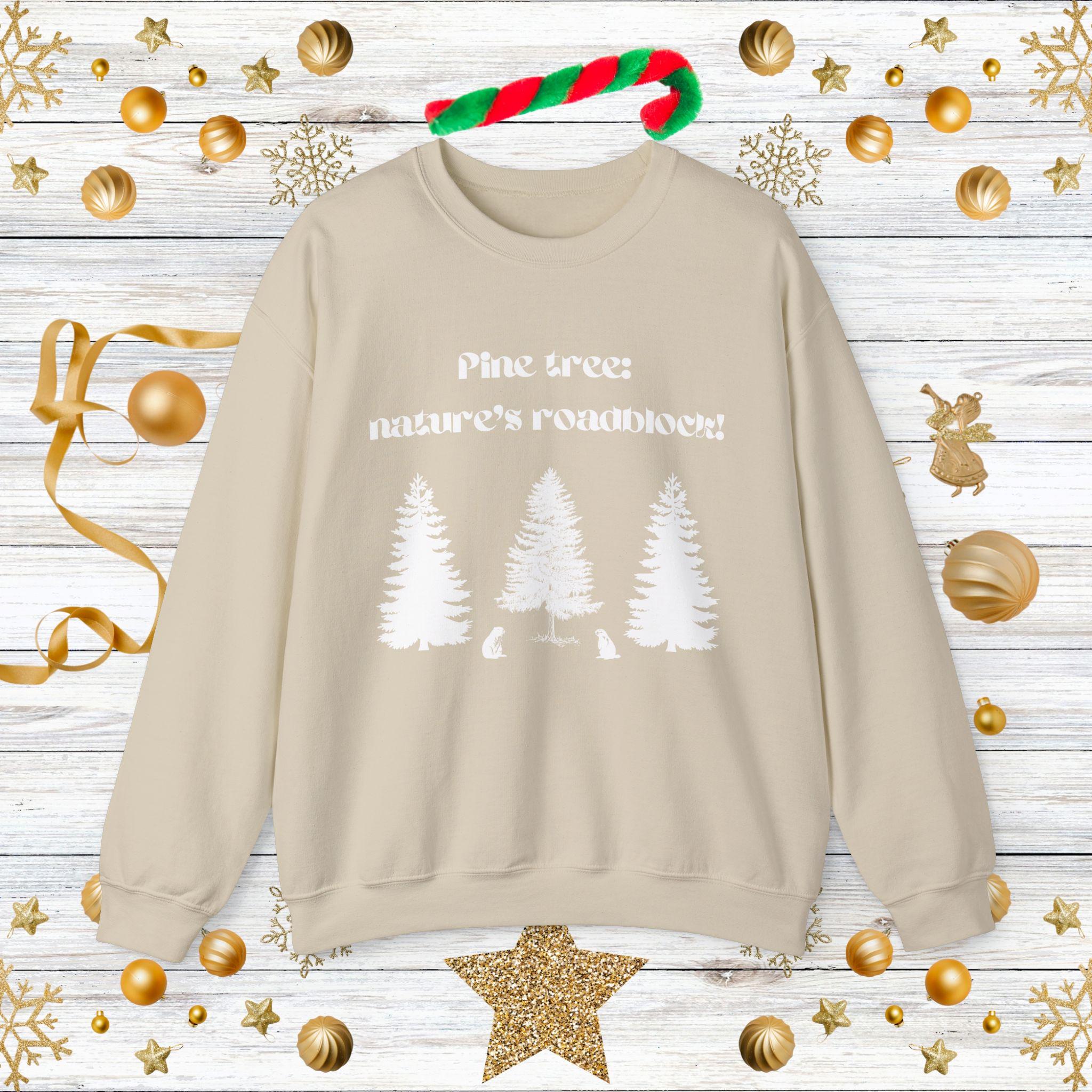 Pine Tree Sweatshirt, Evergreen Trees, Nature Lover Gift, Travel Hiking ...