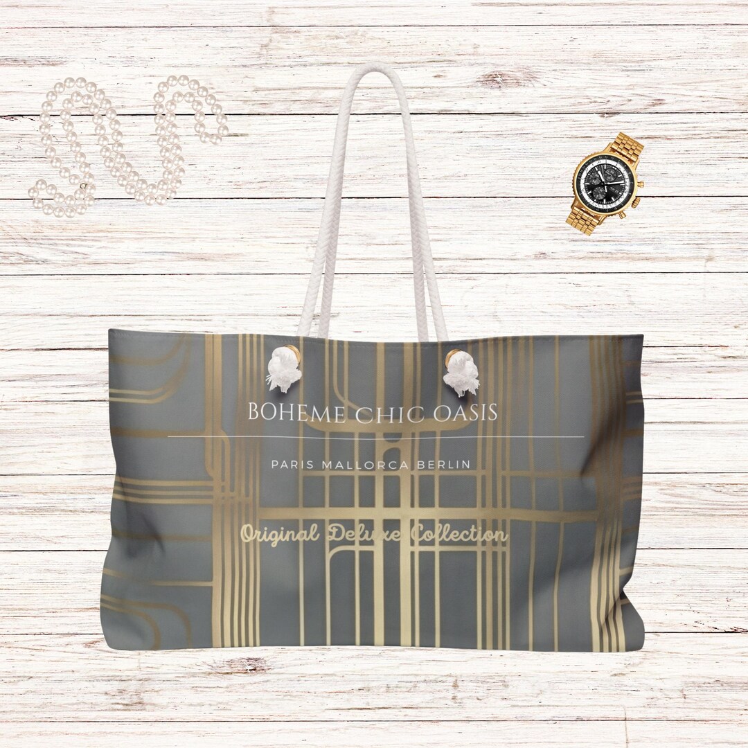 Boho Luxury Weekender Bag Boheme Chic Oasis,holidays and Weekend Chic ...