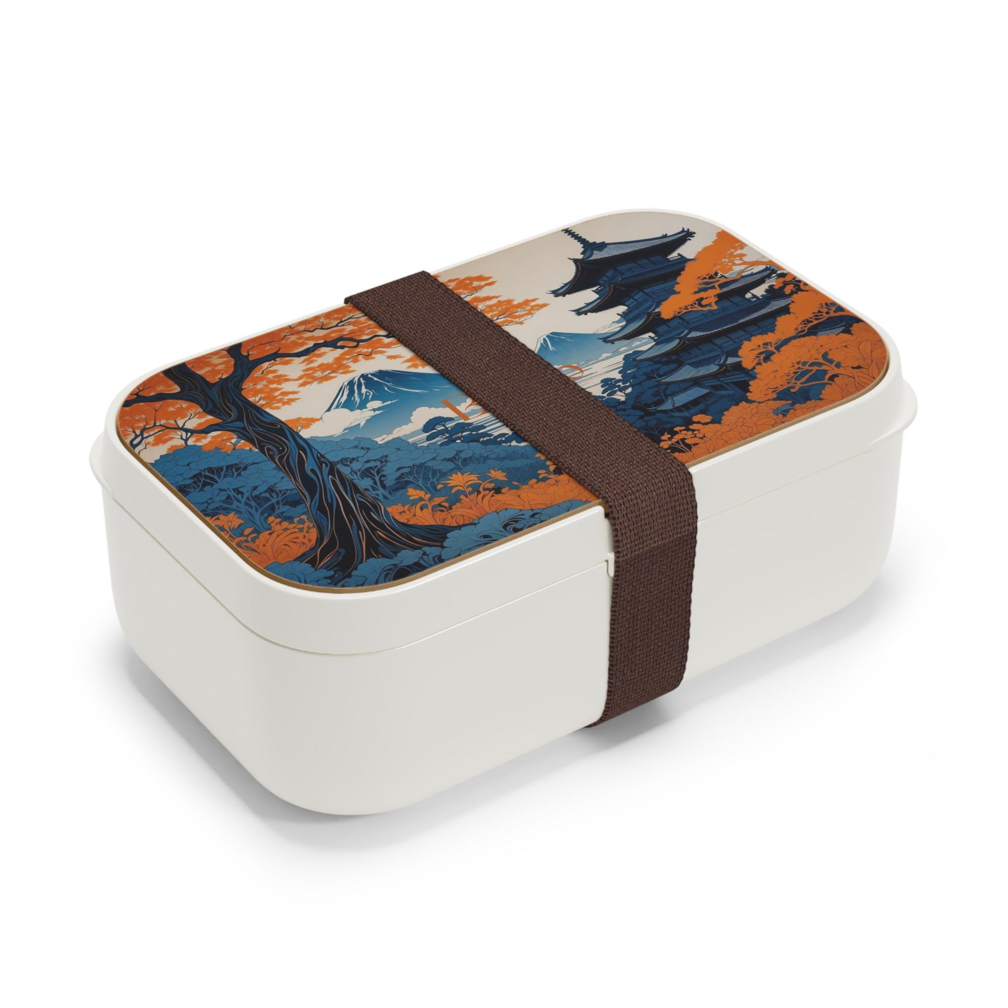 Bento Box, Japanese Temple in Forest Lunch Container, Food Storage ...