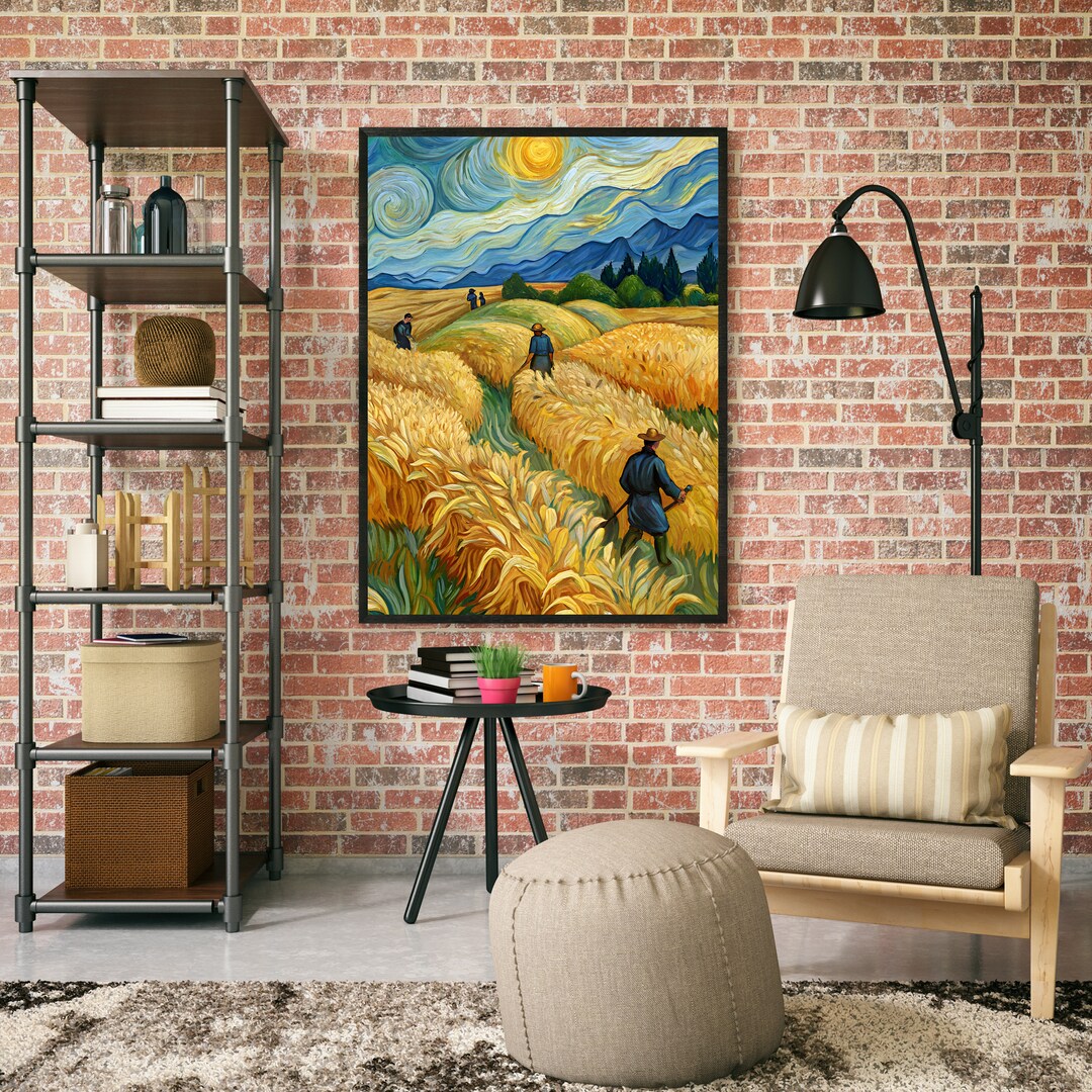 Farmer Wall Art, Agriculture, Vincent Van Gogh, Farm Life, Farm, Wall ...