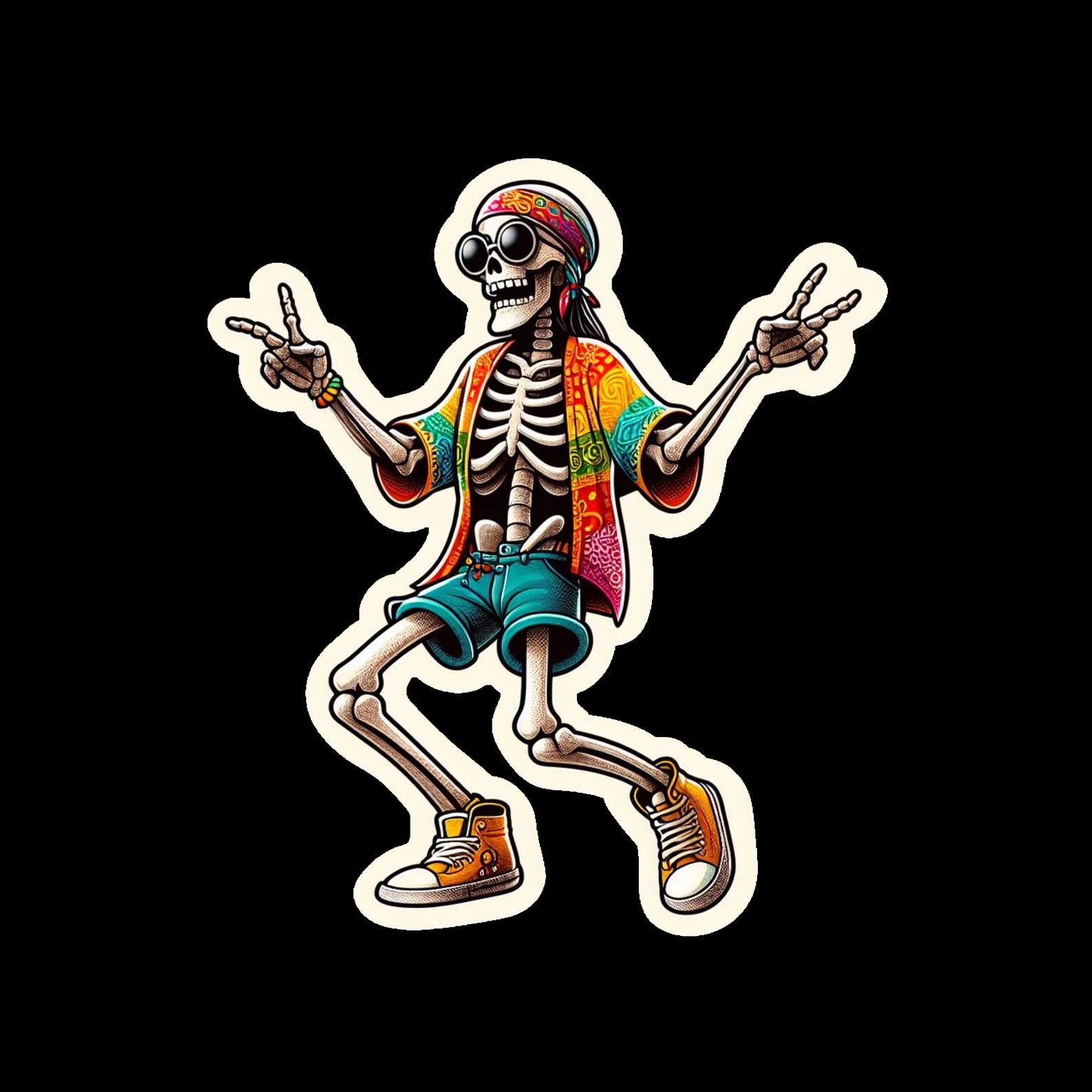 18 Skeleton Sticker, Skeleton Stickers, Skeleton, Dancing Skeleton ...