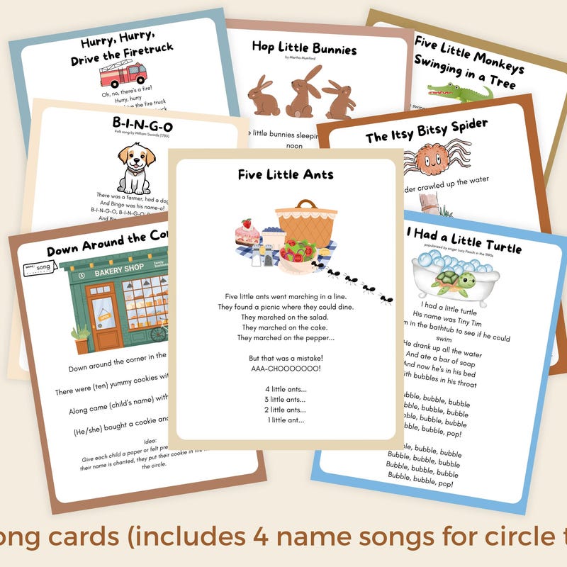 Circle Time Activity - Etsy