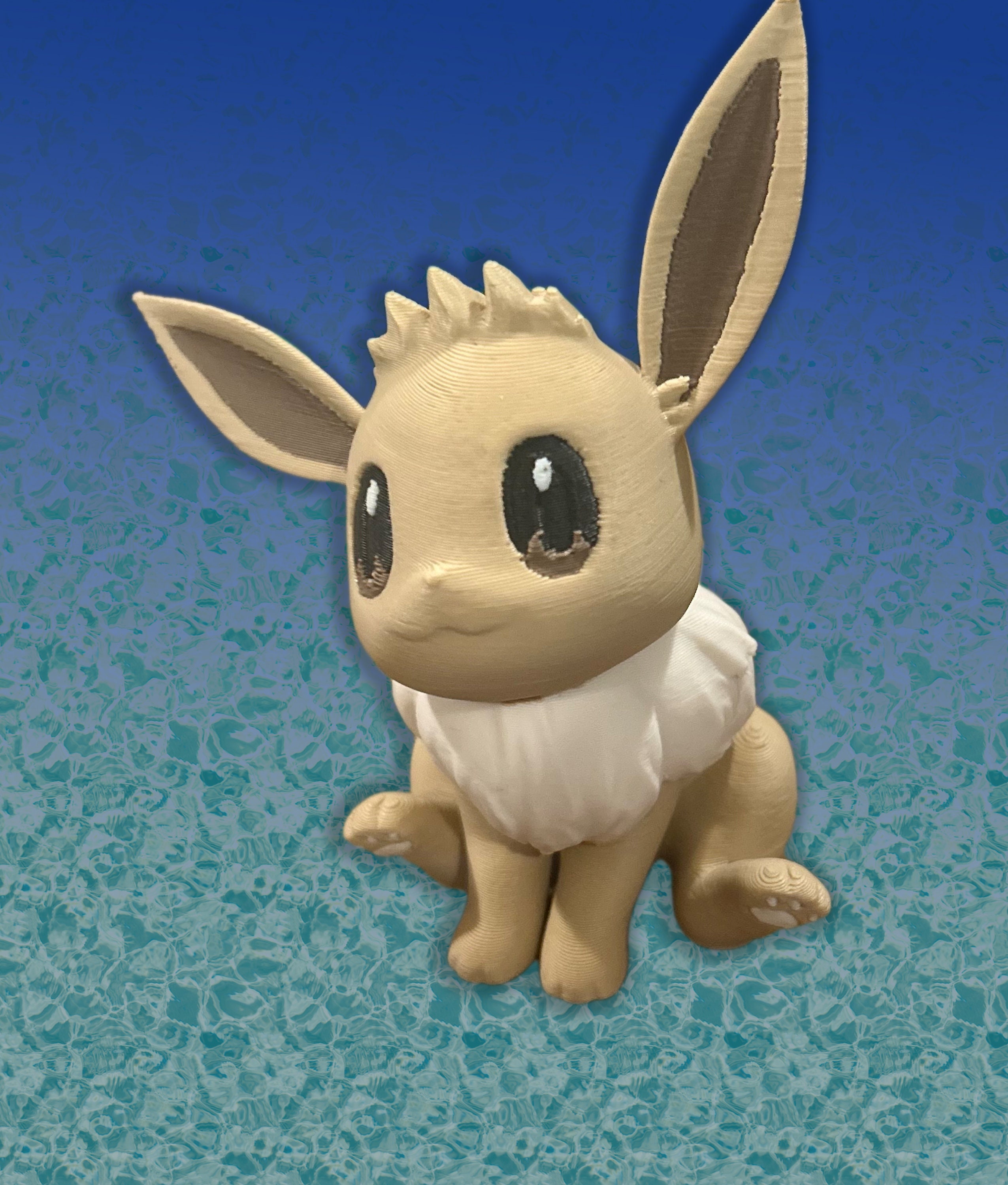Super Cute Eevee Dog-pokemon Handmade Figurine - Etsy